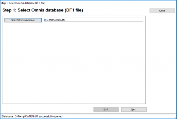 Convert Omnis DF1 data files to SQL | SEO-Softworks